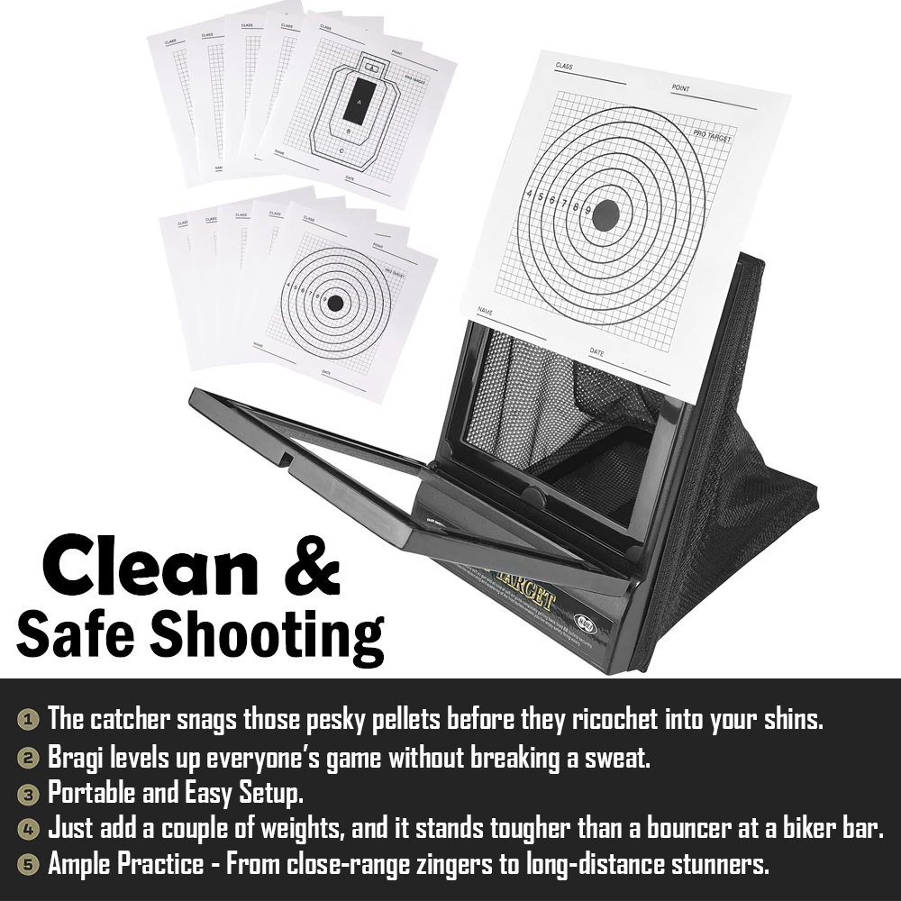 Bragi Portable BB Gun Targets with BB Catcher – Dinosaurized Store