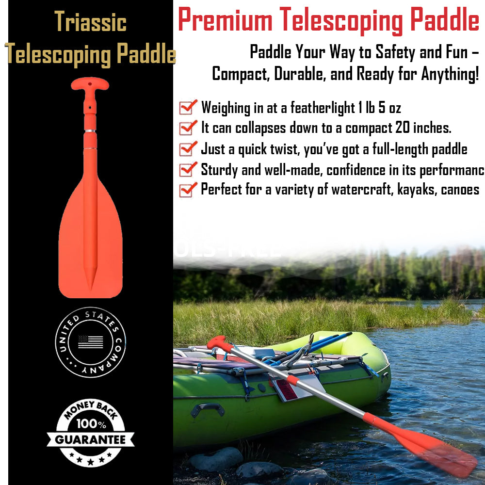 Triassic Telescoping Paddle for Boating – Dinosaurized Store