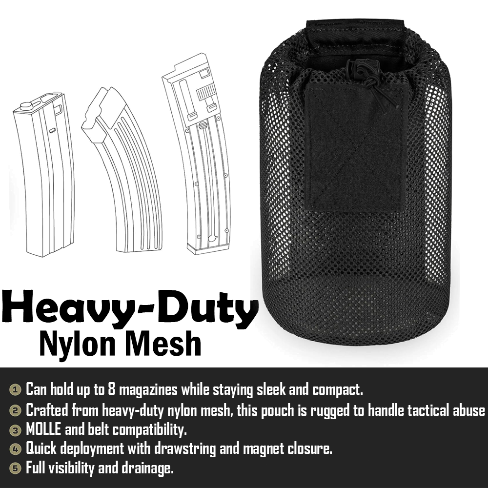 Forseti Tactical Molle Mesh Pouches – Dinosaurized Store