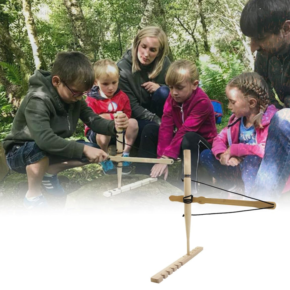 Vidar Primitive Fire Bow Drill Kit Wood Drilling Fire – Dinosaurized Store