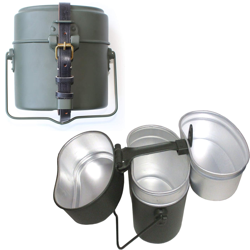 Triassic WW2 German M31 Dinner Box with Leather Strap – Dinosaurized Store