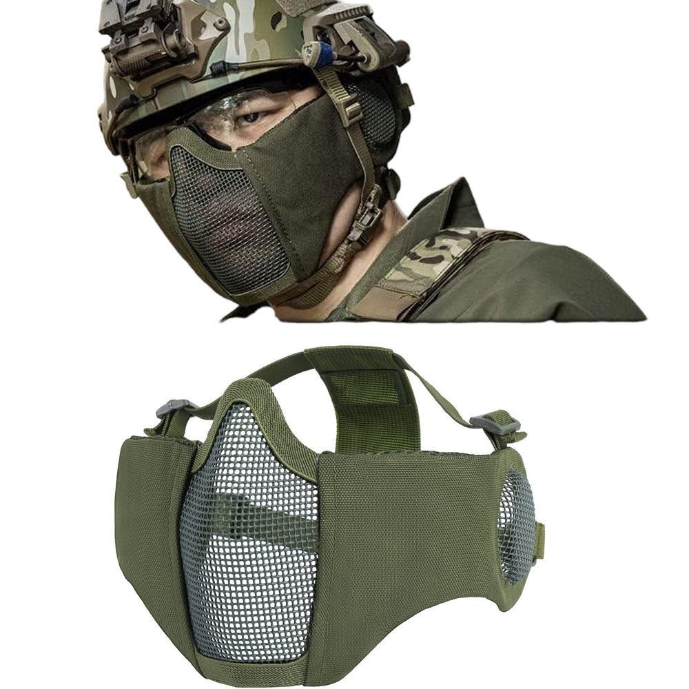 Ullr Half Face Airsoft Mesh Mask – Dinosaurized Store
